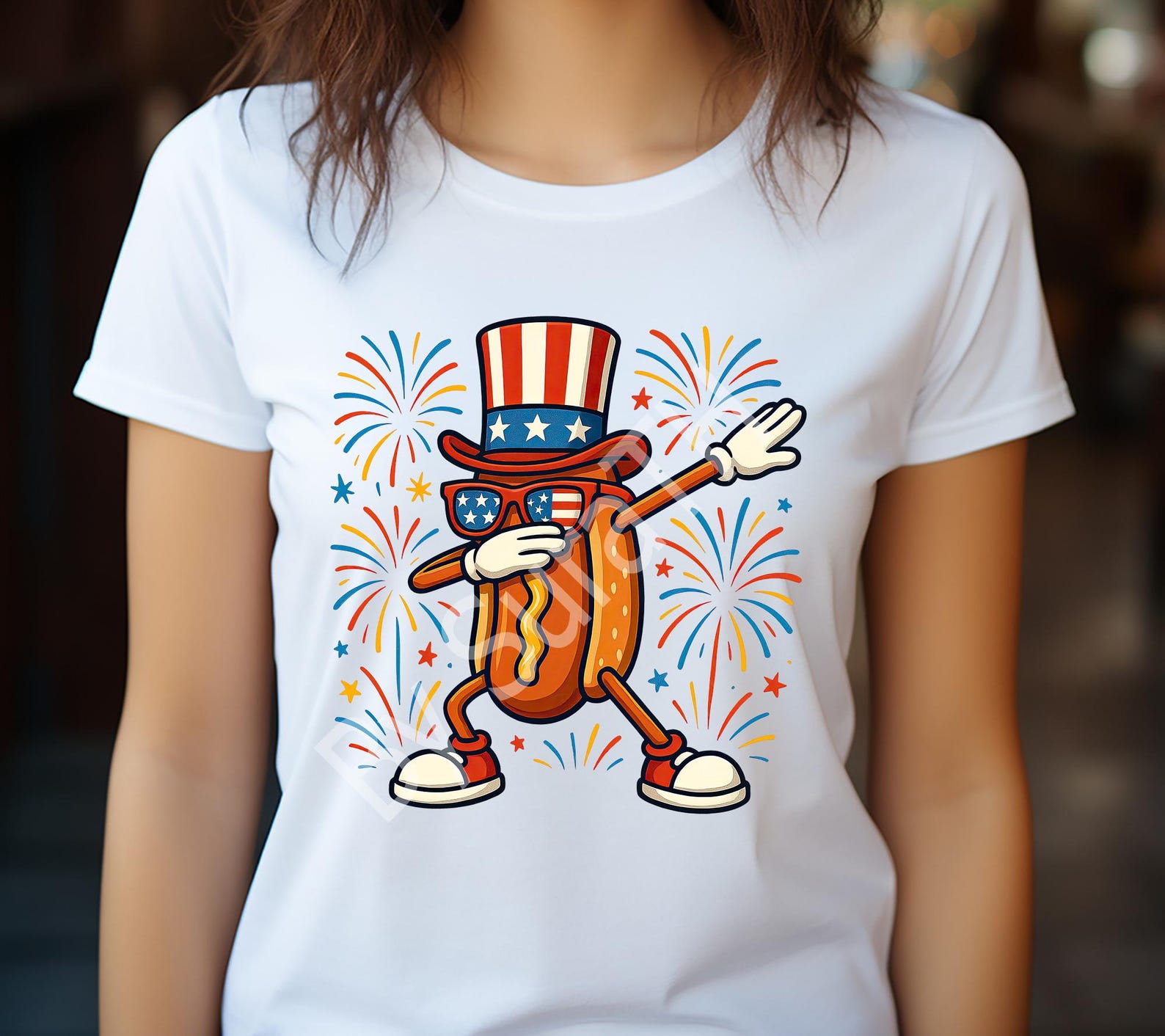 Hot Dog 4th of July PNG, Funny Hot Dog Clipart, Dabbing Hot Dog ...