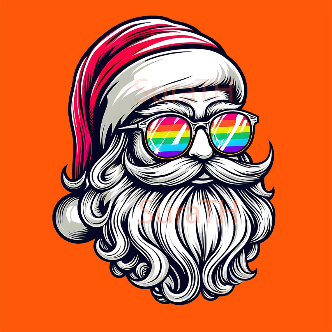 LGBT Santa Claus PNG, Santa Claus PNG, Gay Santa, Funny Santa ...
