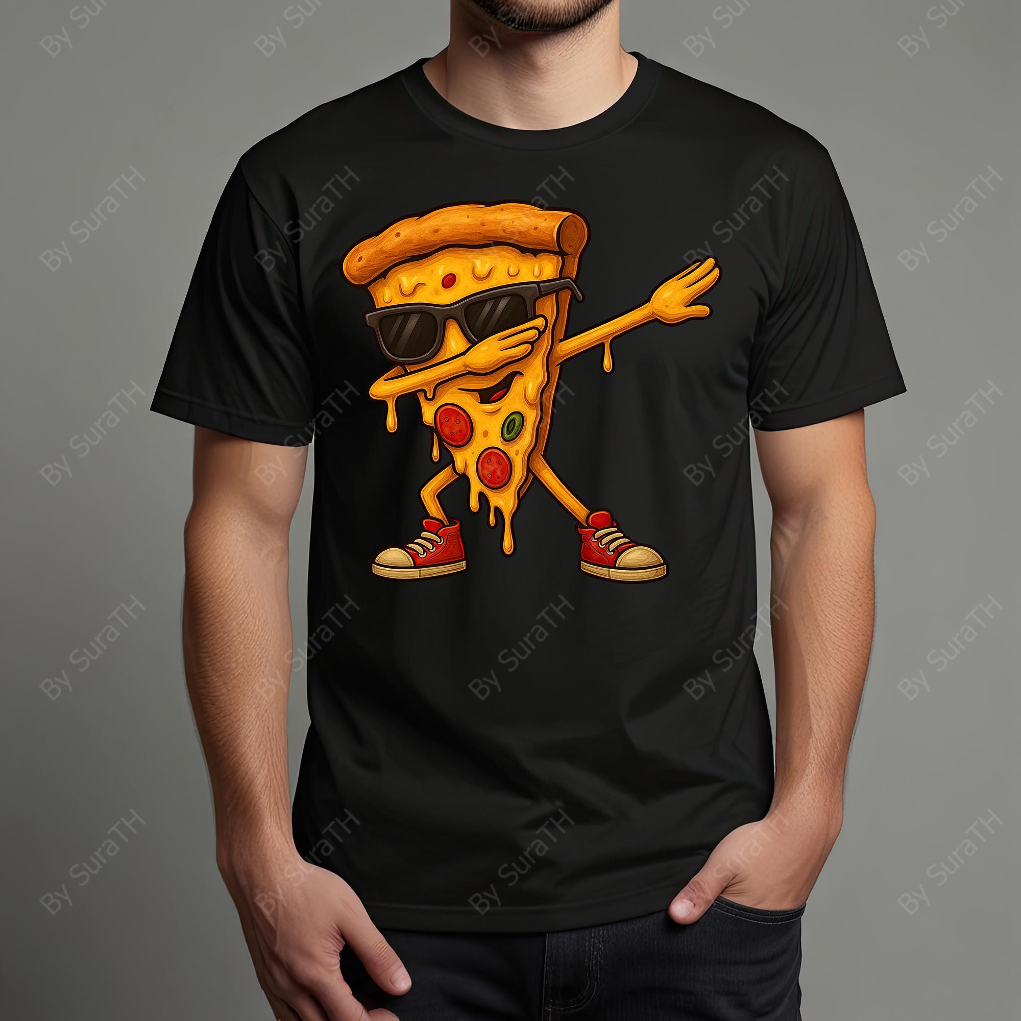 Dabbing Pizza PNG, Funny Pizza Clipart (digital Download) - Etsy