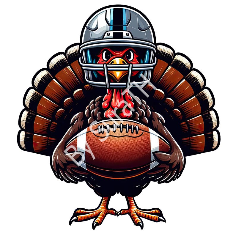 Funny Thanksgiving Turkey PNG, Turkey American Football, Turkey Clipart ...
