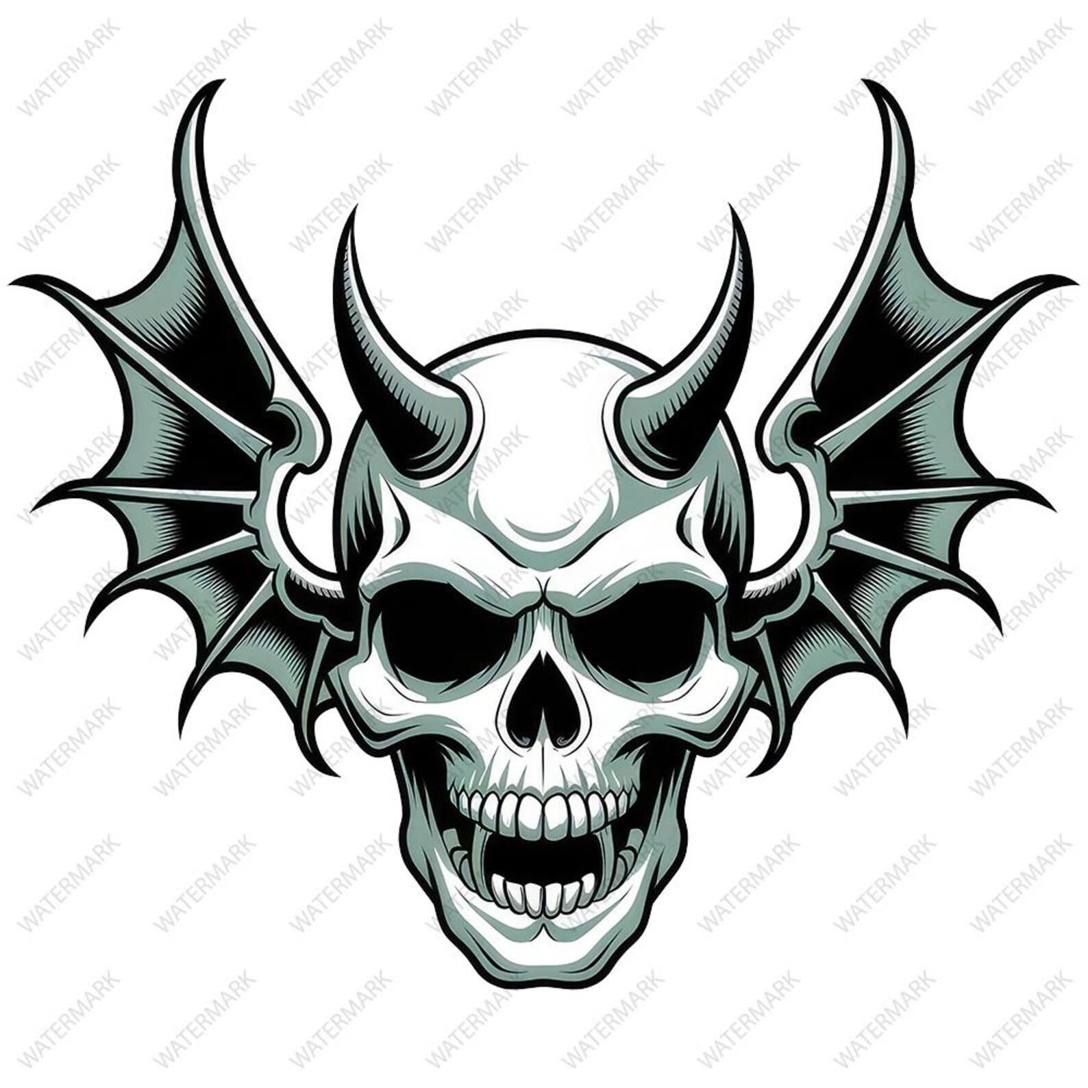 Devil Skull PNG, Devil Skull Halloween, Devil Spooky Halloween, Demon ...