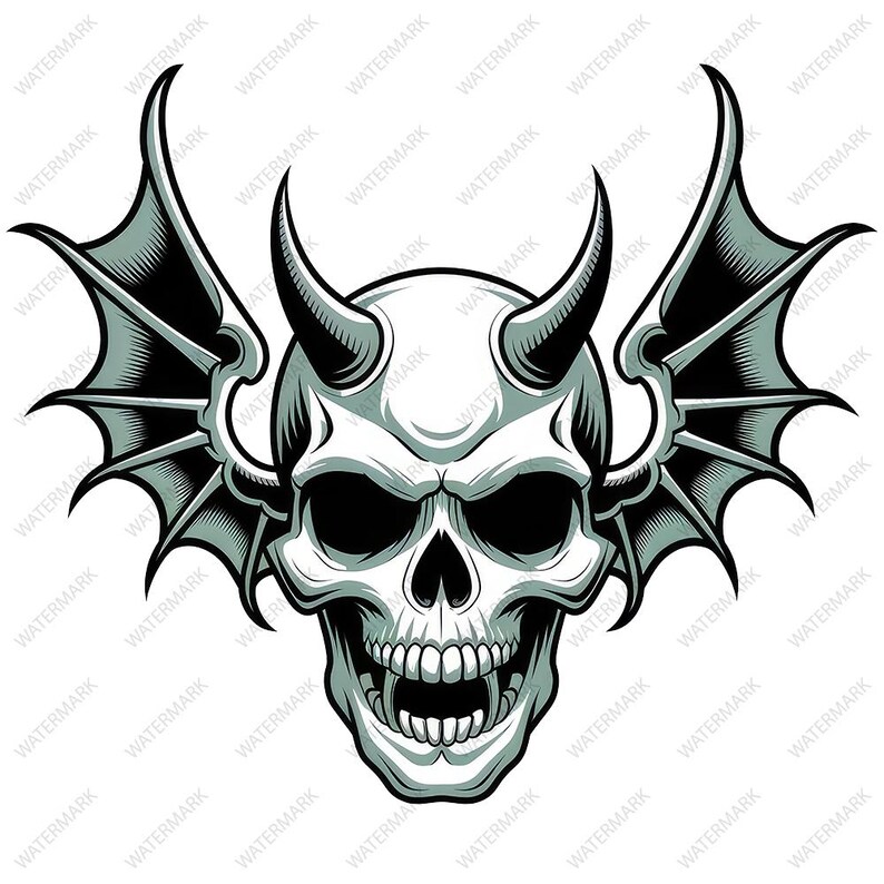 Devil Skull PNG, Devil Skull Halloween, Devil Spooky Halloween, Demon ...