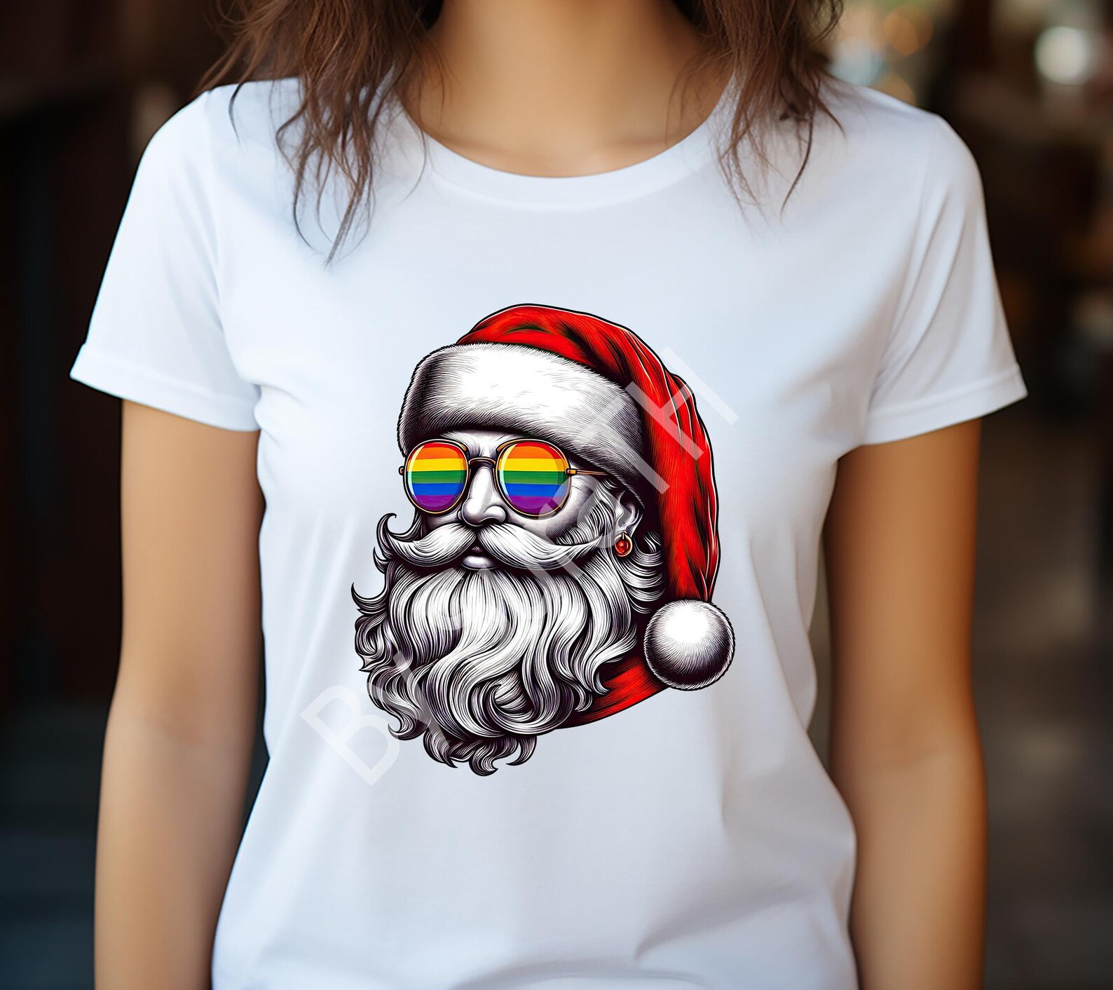 LGBT Santa Gay PNG, LGBT Santa Clipart, Rainbow Christmas Clipart ...