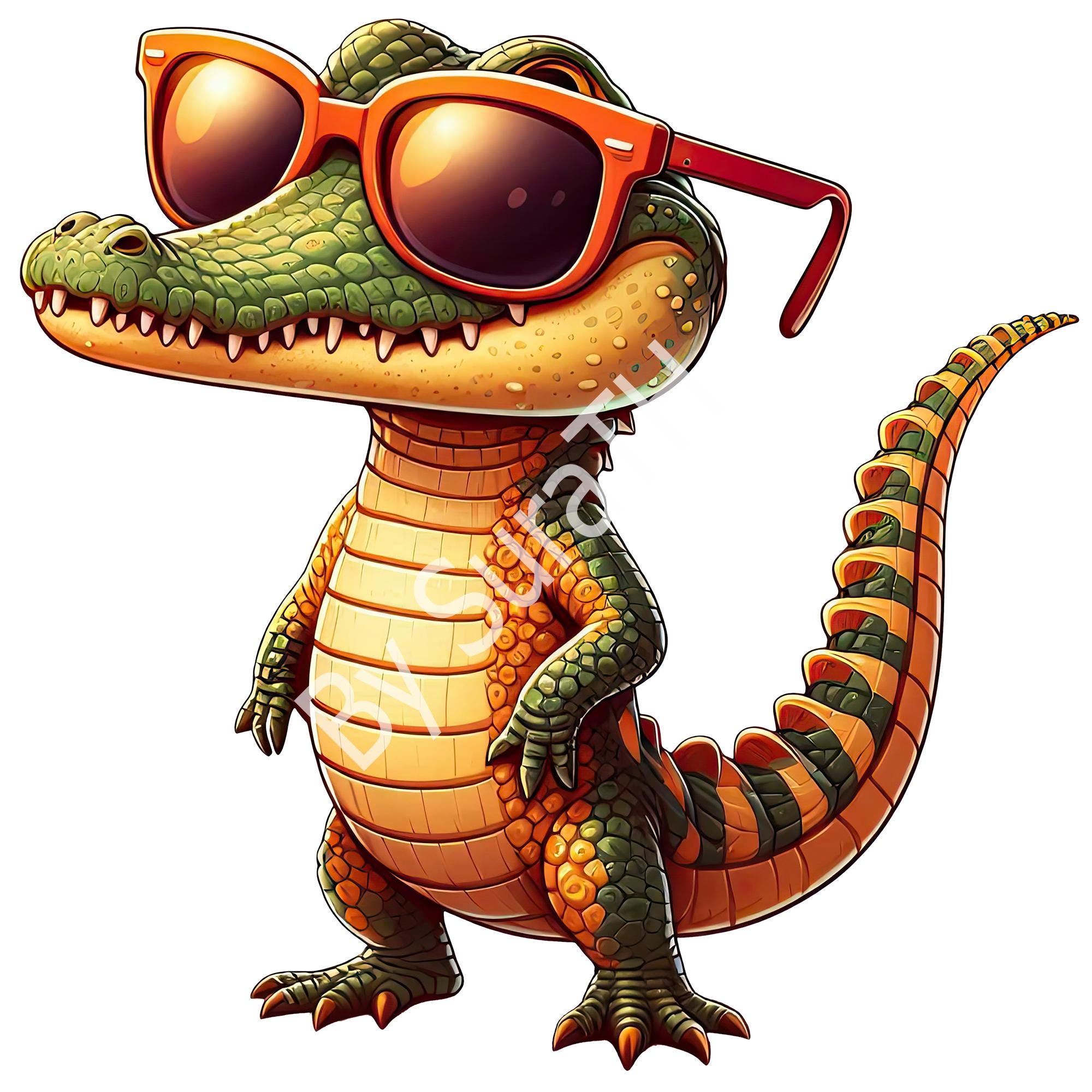 6 Cool Alligator PNG, Funny Alligator Clipart, Cool Crocodile PNG ...