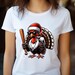 Funny Turkey Thanksgiving PNG, Turkey Baseball Bat Clipart ...