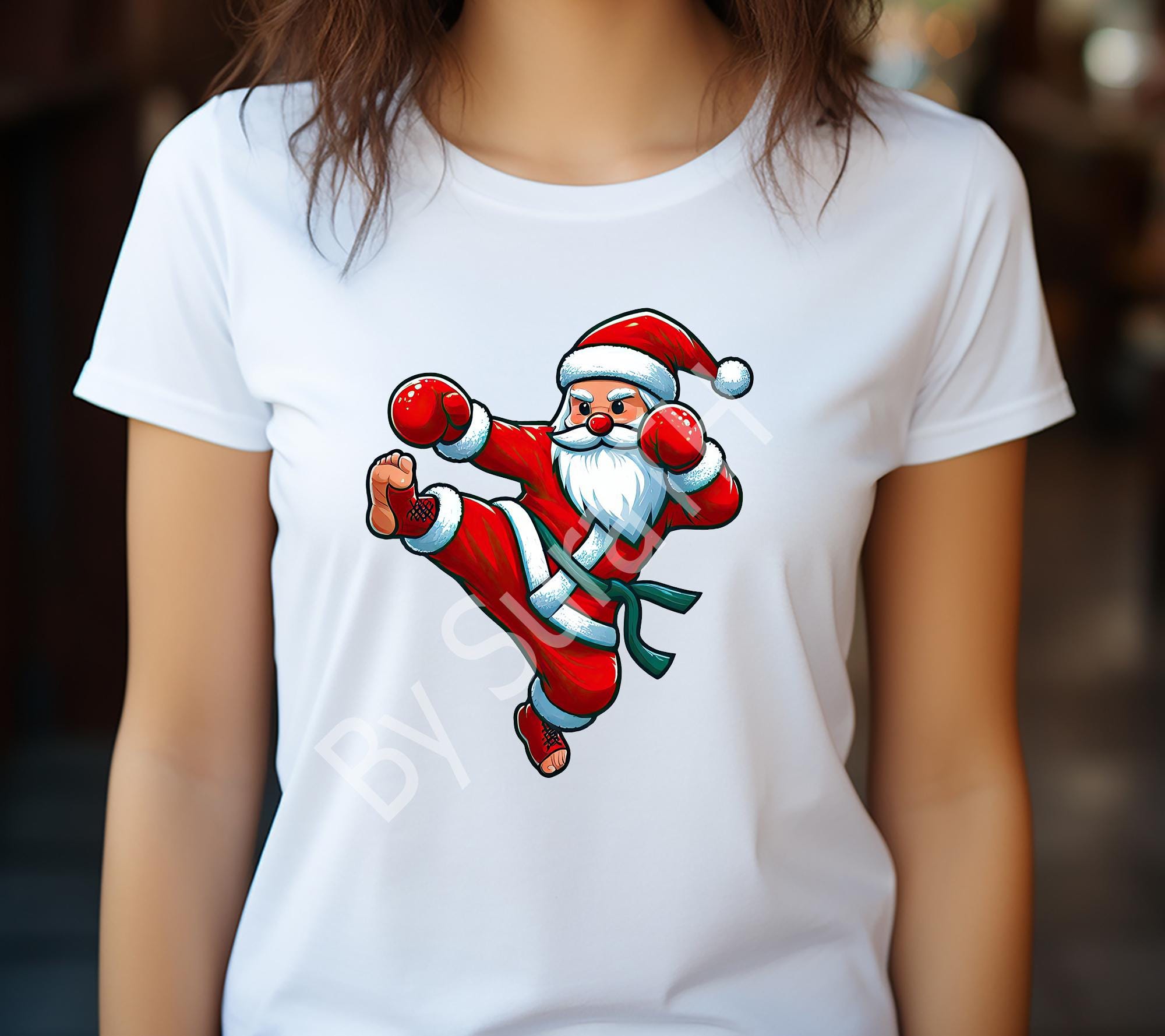 Santa Kick PNG, Funny Christmas Clipart, Xmas Santa Claus, Digital ...
