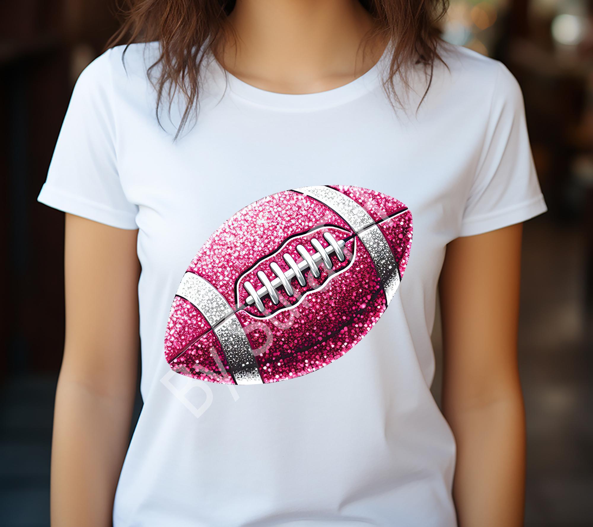 Pink Football PNG: Digital Download, Printable, Sublimation Design - Etsy