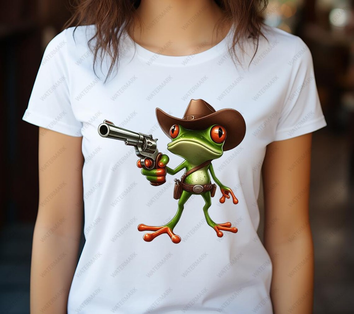 Cowboy Frog PNG, Frog Cowboy Clipart, Western Frog PNG, Funny Frog ...