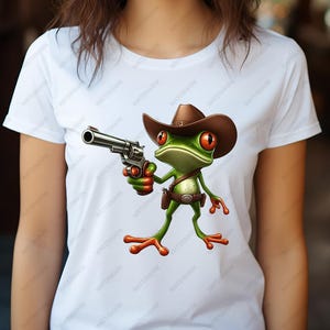 Cowboy Frog PNG, Frog Cowboy Clipart, Western Frog PNG, Funny Frog ...