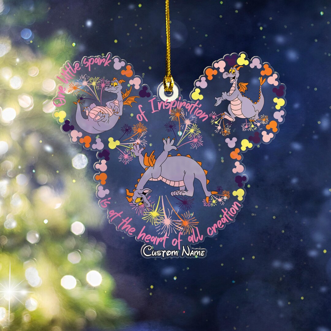 Personalized Disney Figment Christmas Ornament, Disney Figment Ornament ...