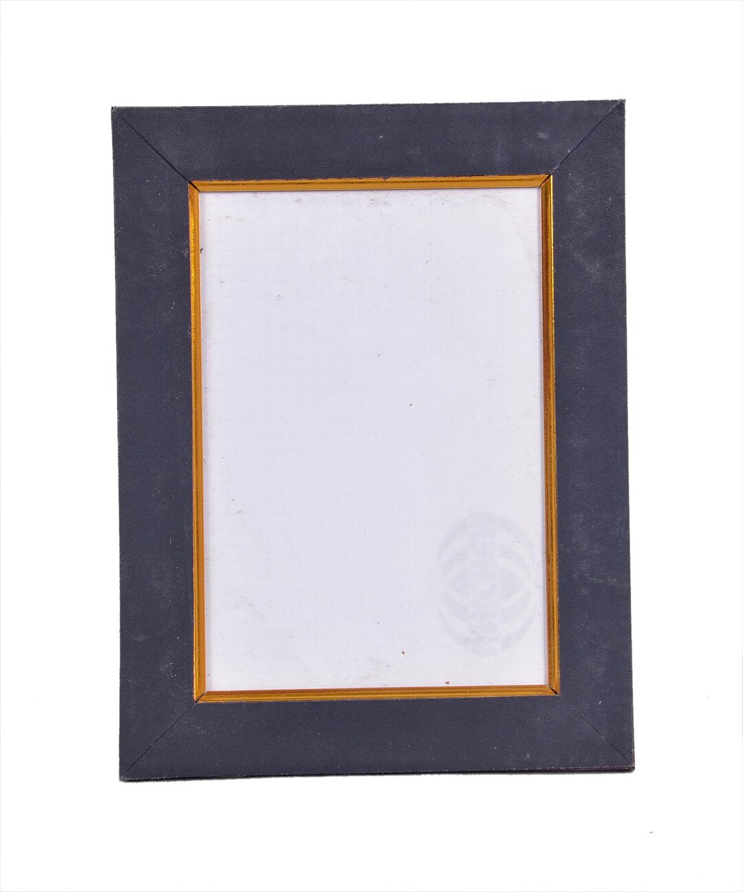 Black Leather Photo Frame Elegant 7.5 X 5.5 Inch Picture Frame for 5.5 ...