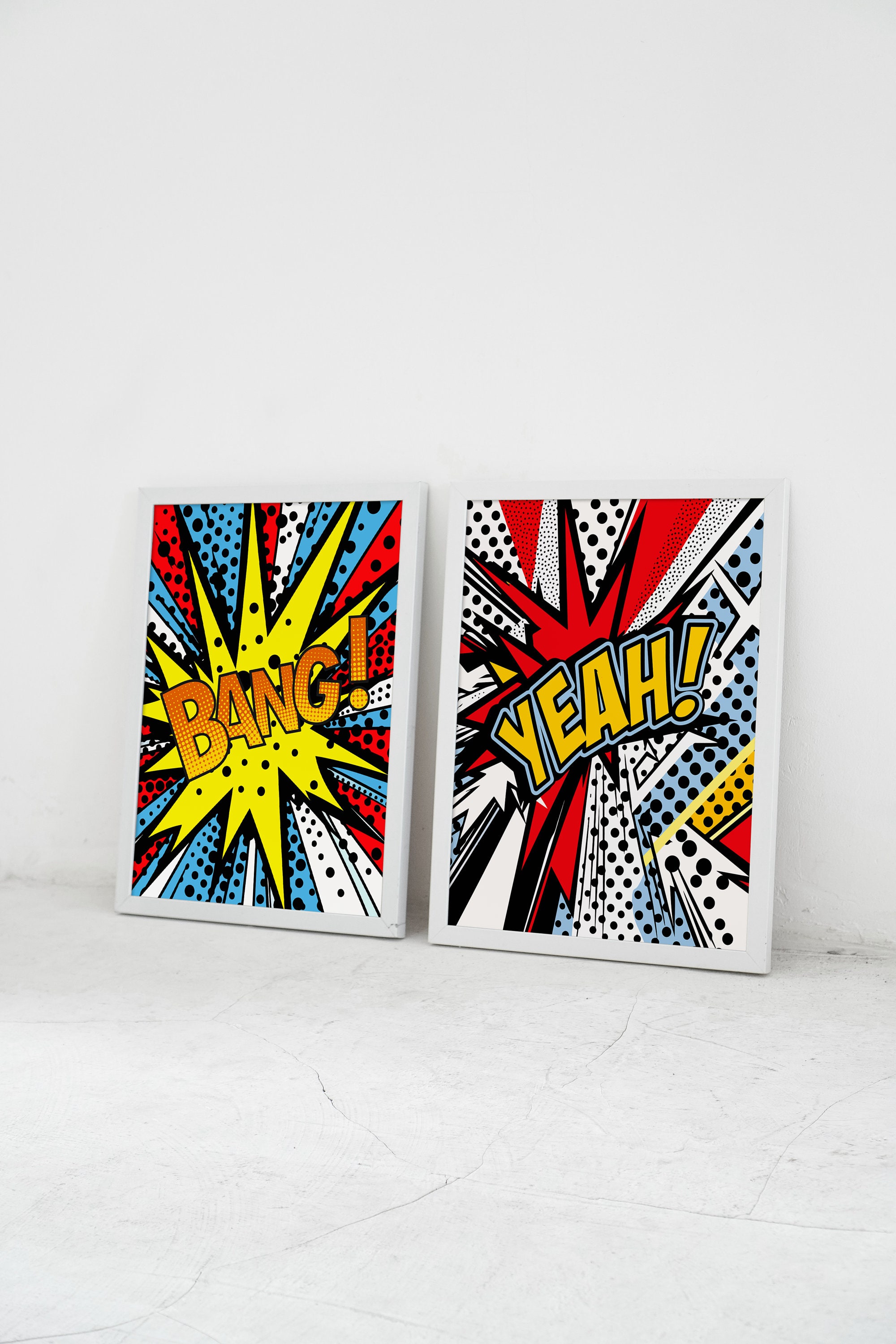 Yeah Poster, Pop Art Print, Roy Lichtenstein, Yeah Print, Retro Comic ...