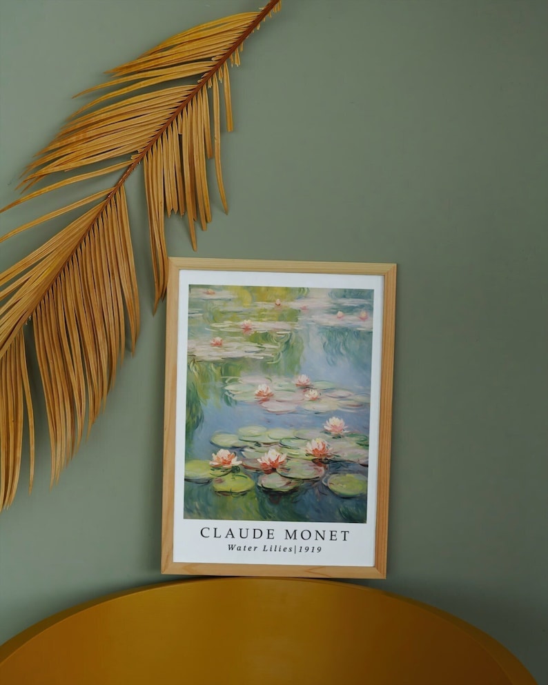 Claude Monet Water Lily Painting, Impressionism Art, Monet Exhibition ...