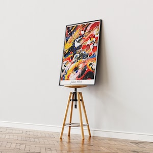 Jackson Pollock Prints, Drip Technique Poster, Abstract Expressionist ...