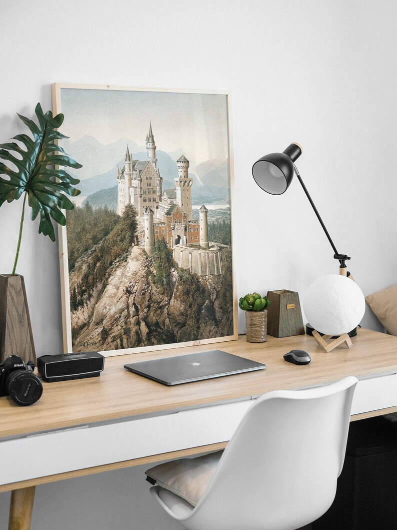 Adolf Hitler, Schloss Neuschwanstein Poster, Germany, Neuschwanstein ...