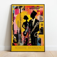 Romare Bearden, Reproduction Poster, Harlem Renaissance Artwork ...