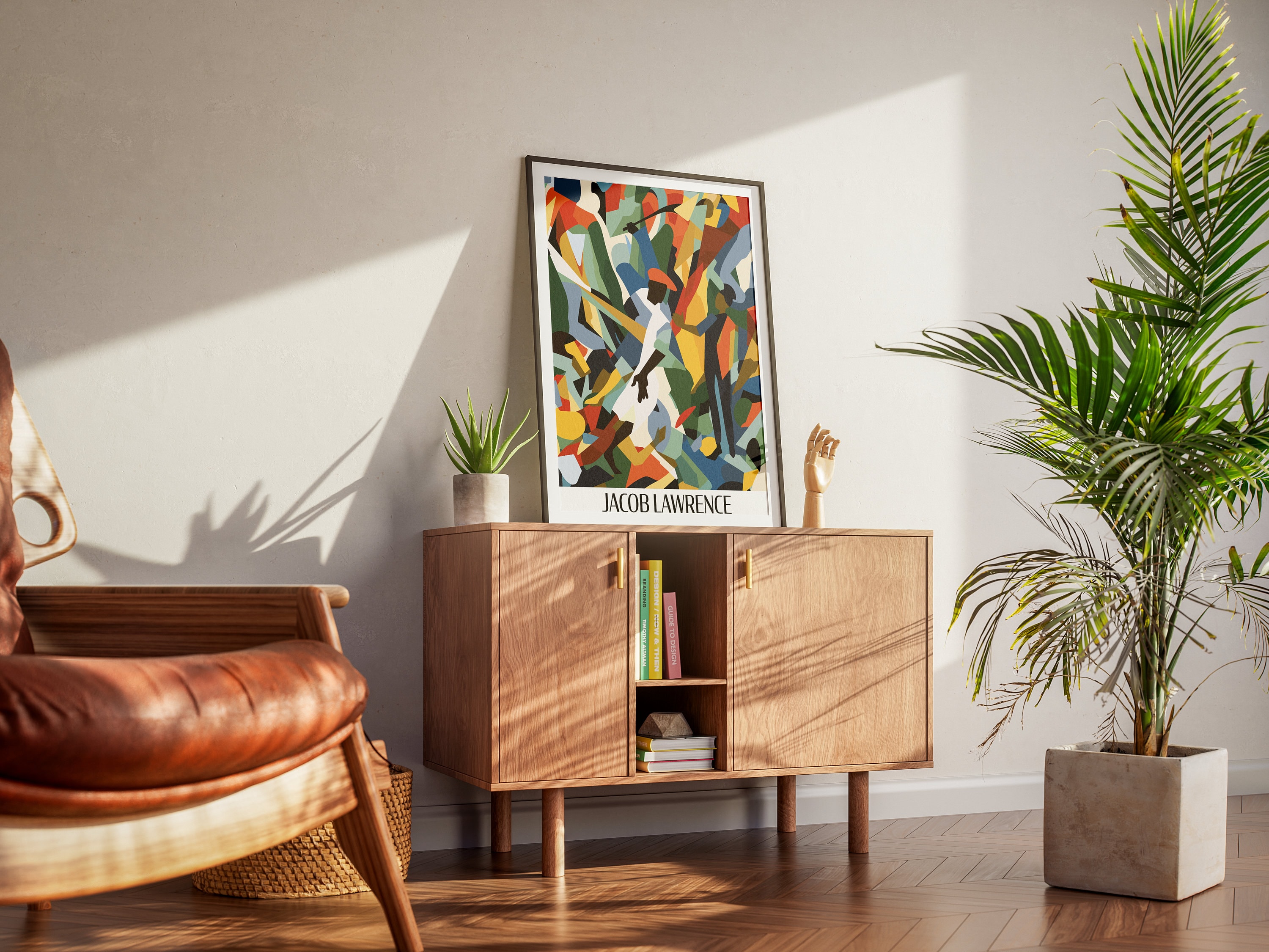 Jacob Lawrence Print, African American Art, American Realism, Social ...