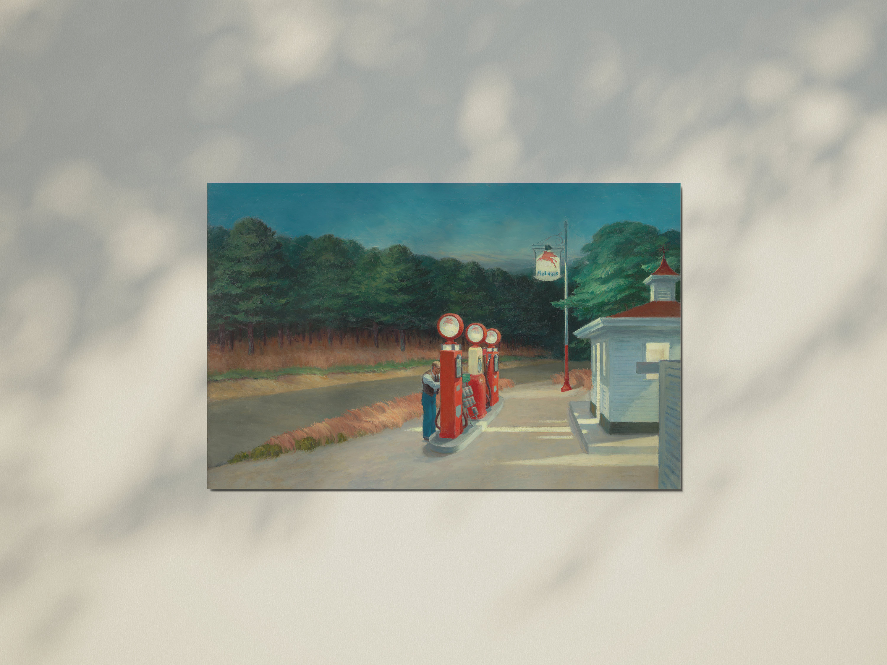 Edward Hopper Reproduction Poster, Gas Station Poster, Social Realism ...