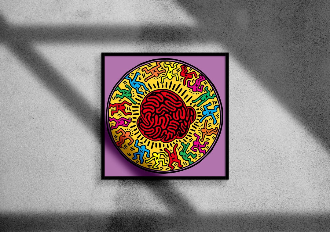 Keith Haring Art , Radiant Baby, Exhibition Poster, Pop Art Print ...