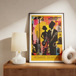 Romare Bearden, Reproduction Poster, Harlem Renaissance Artwork ...