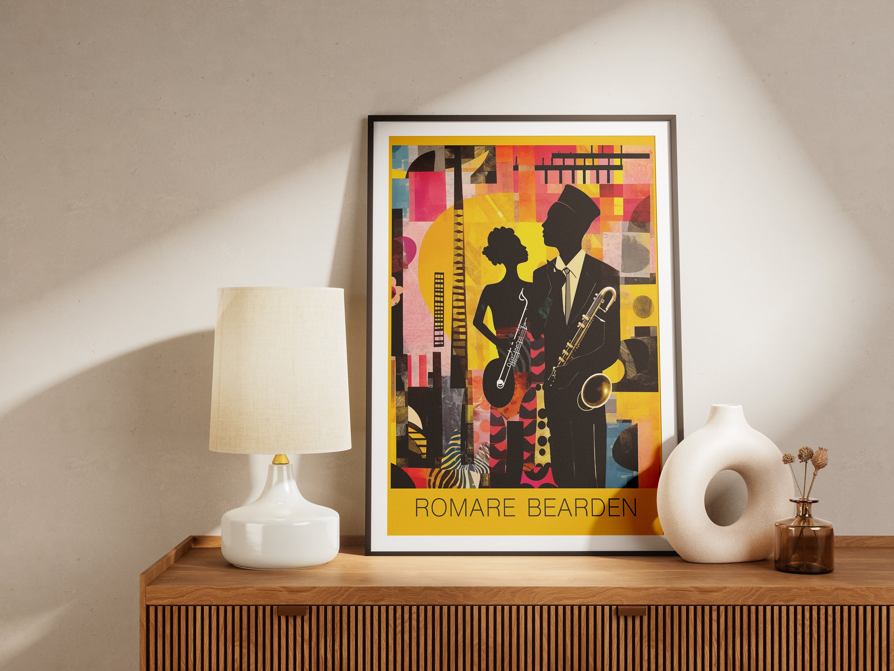 Romare Bearden, Reproduction Poster, Harlem Renaissance Artwork ...