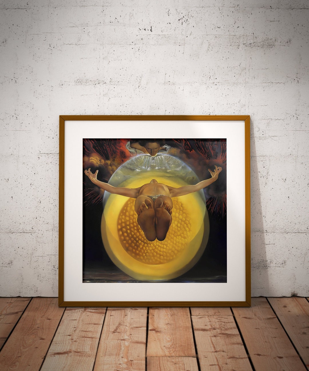 Salvador Dali the Ascension of Christ, Surreal Poster, Dali Melting ...