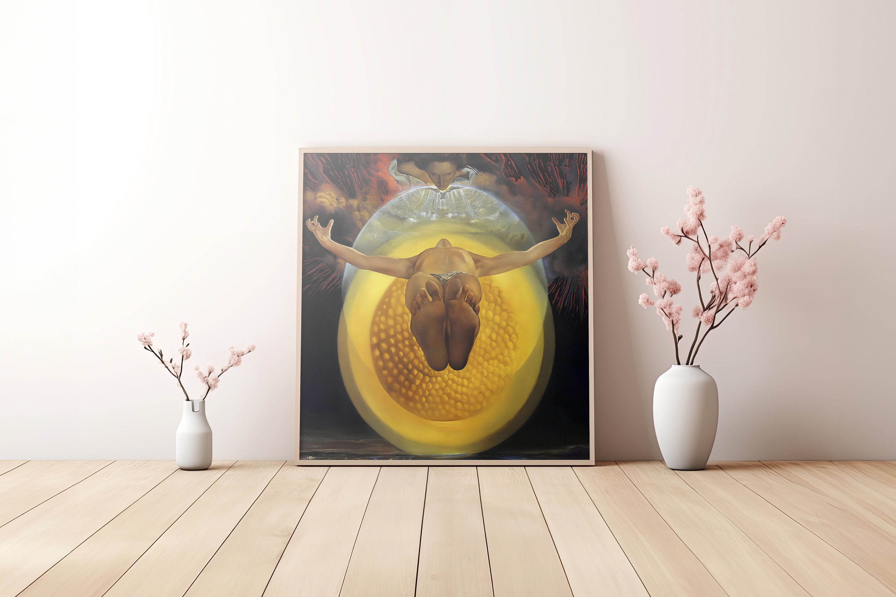 Salvador Dali the Ascension of Christ, Surreal Poster, Dali Melting ...