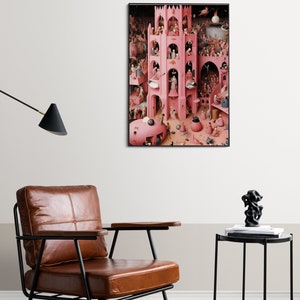 Hieronymous Bosch, Pink Party, Art Movement Surrealism, Weird Art ...