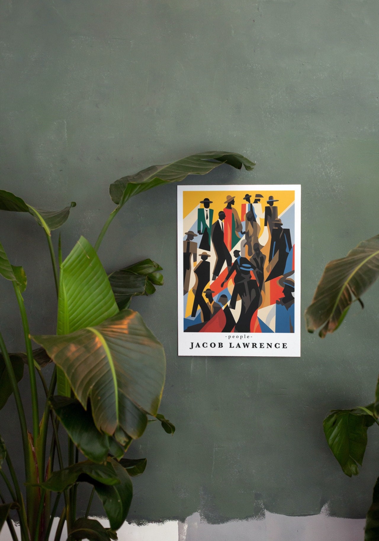 Jacob Lawrence Poster, Expressive Modern Art Print for Interior Design ...