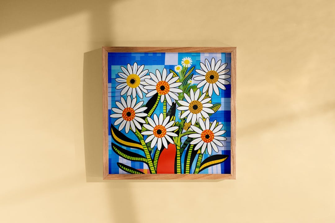 Faith Ringgold Poster, African American Art, Flower Artwork, Mother Day ...