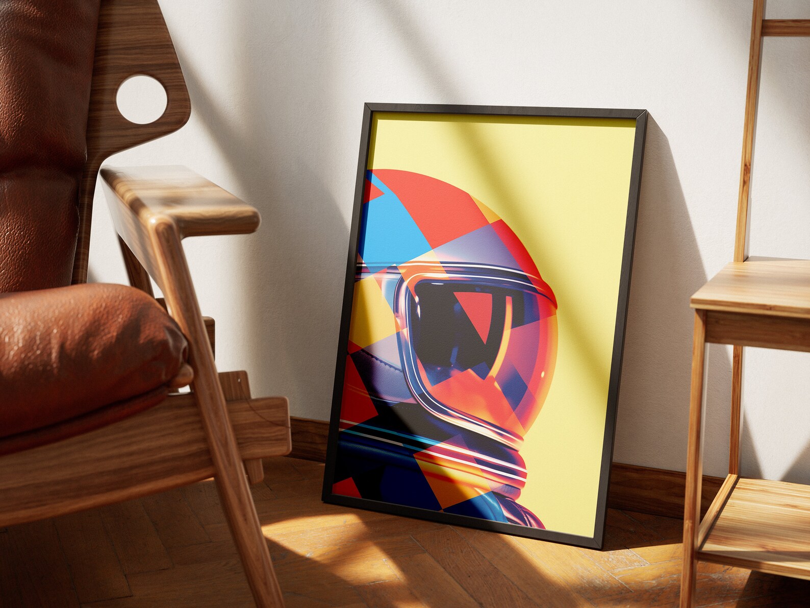 Motorcycle Helmet Poster, Andy Warhol Style Artwork, Gift for Biker ...