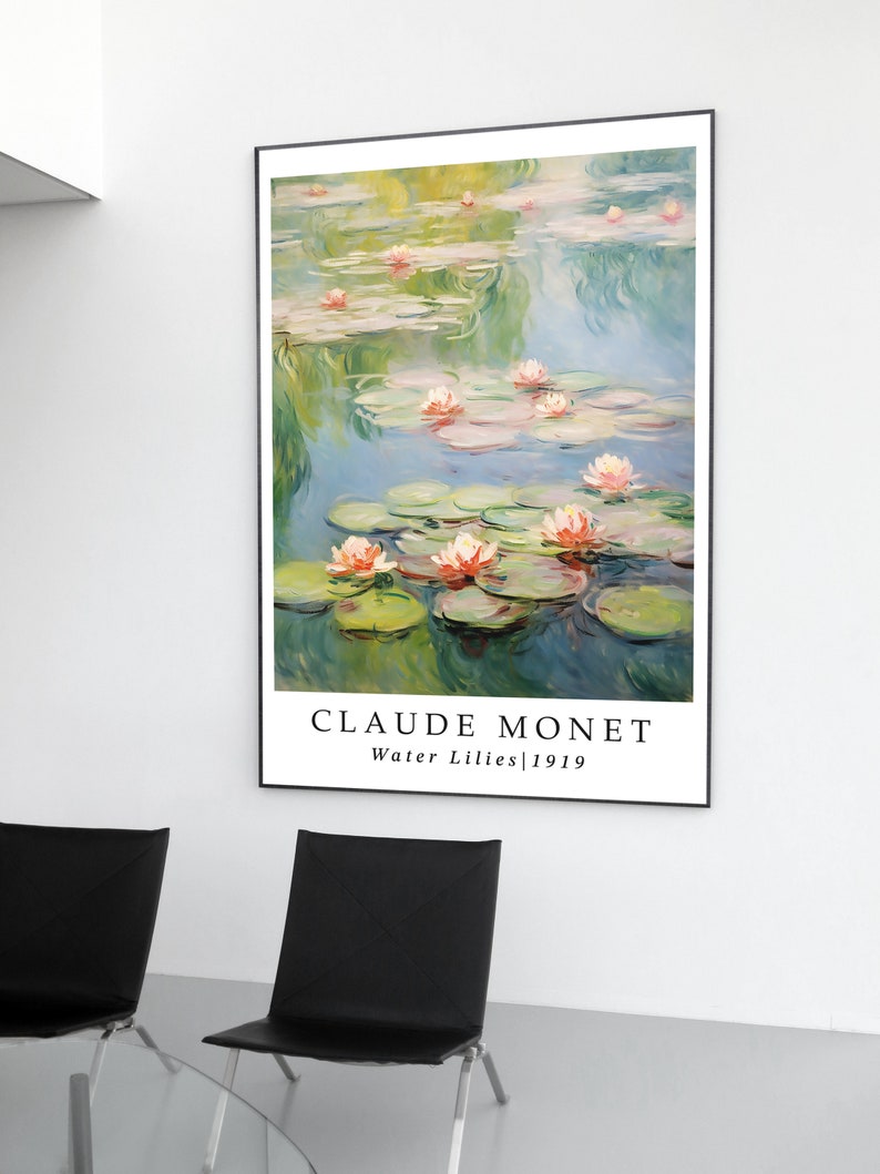 Claude Monet Water Lily Painting, Impressionism Art, Monet Exhibition ...