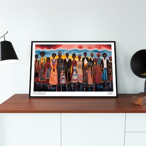 Faith Ringgold, BLM, Black Family, African American Art, Reproduction ...