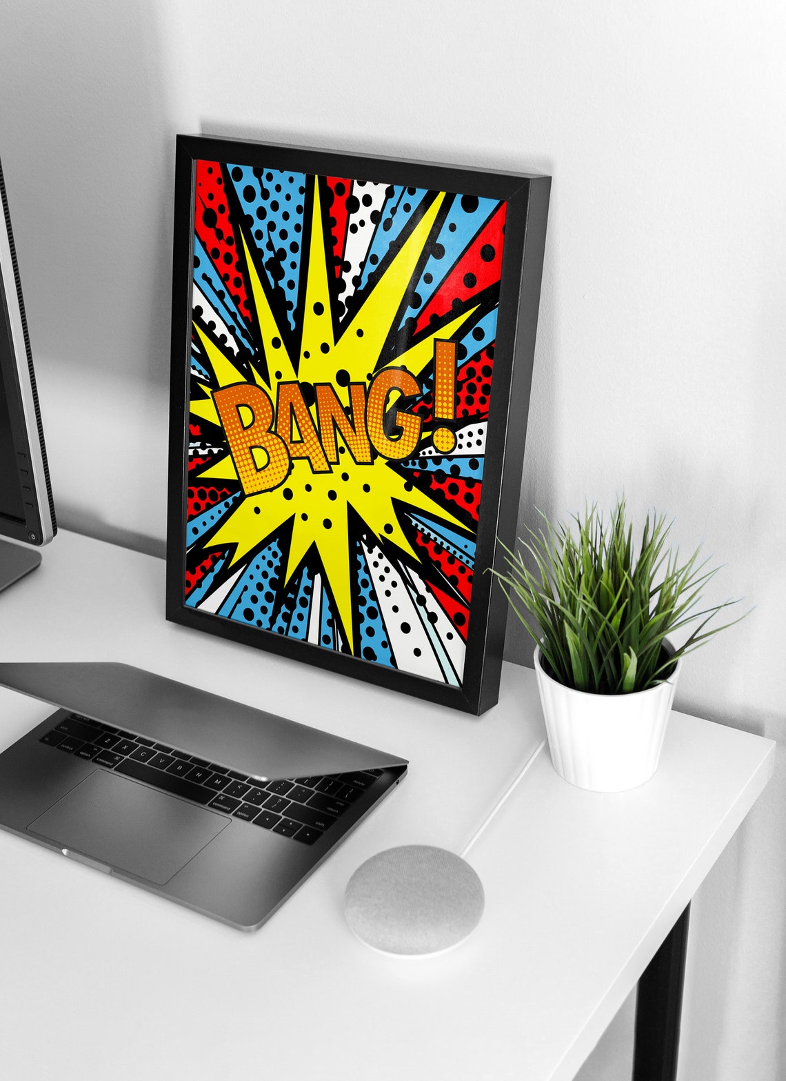 Bang Poster, Pop Art Syle Poster, Lichtenstein Print, Bang Clipart ...