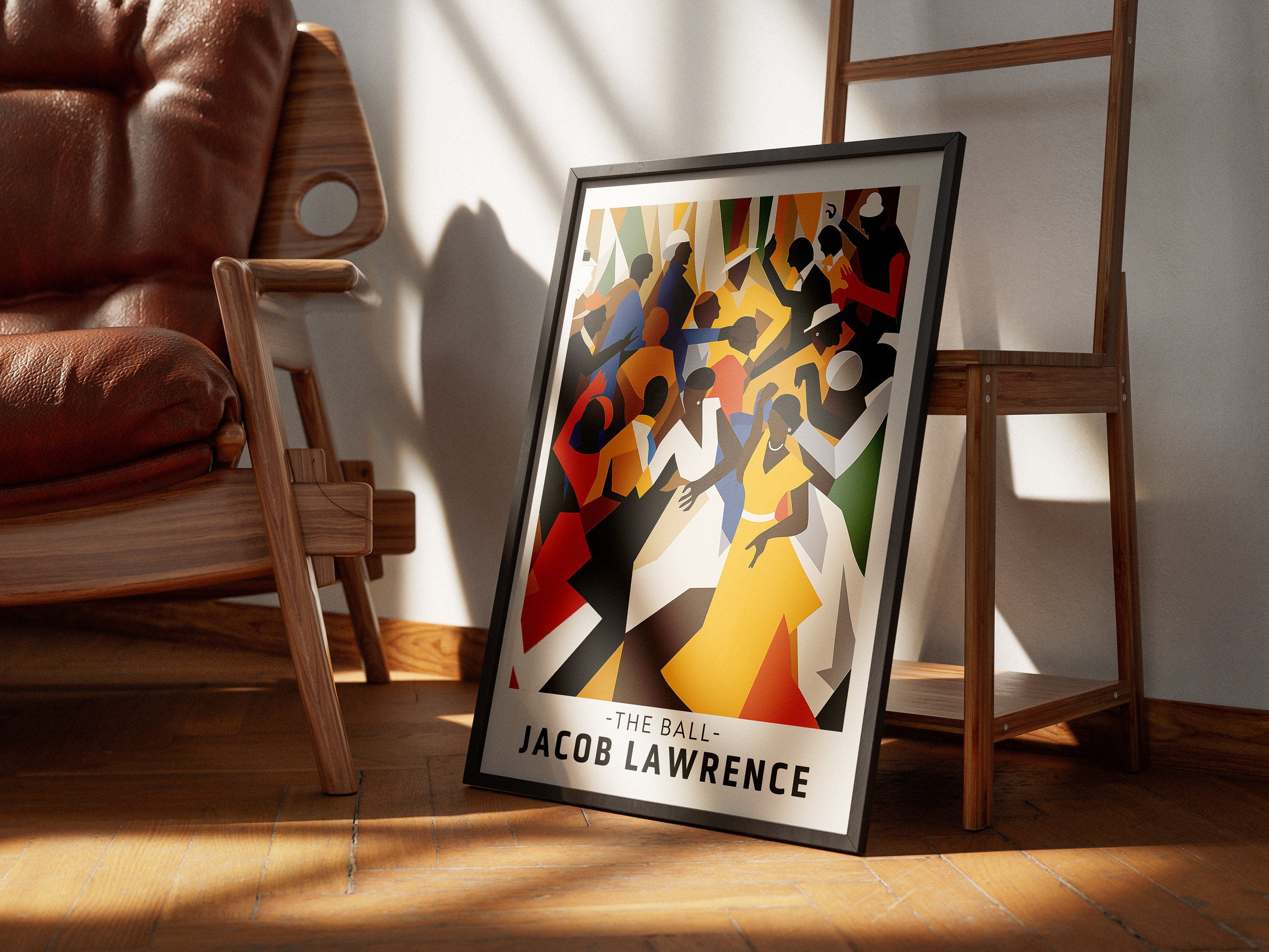 Jacob Lawrence Poster, African American Art, Afro Art, the Ball Art ...