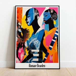 Romare Bearden Collage, Reproduction Poster, 20th Century Art, Collage ...