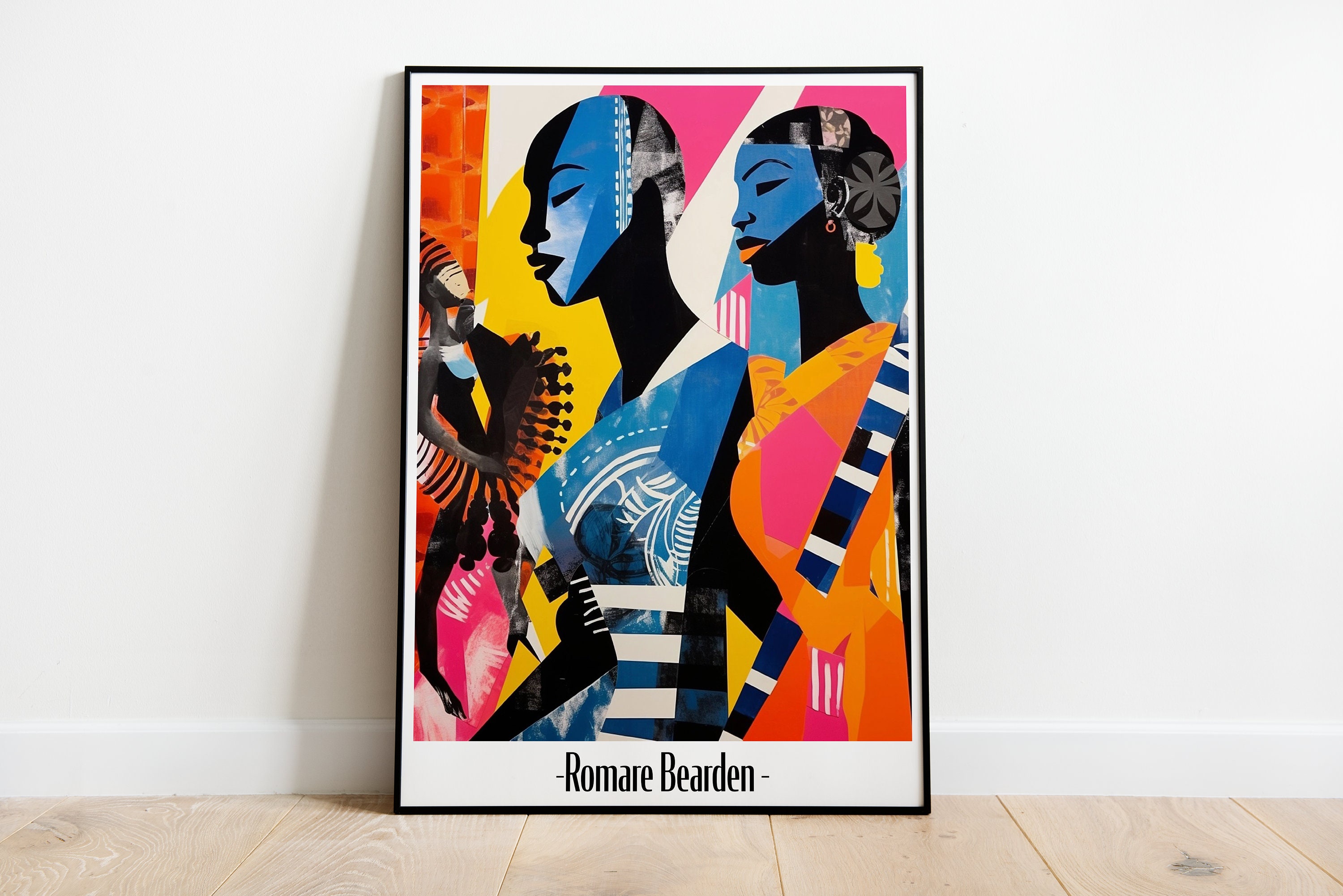 Romare Bearden Collage, Reproduction Poster, 20th Century Art, Collage ...