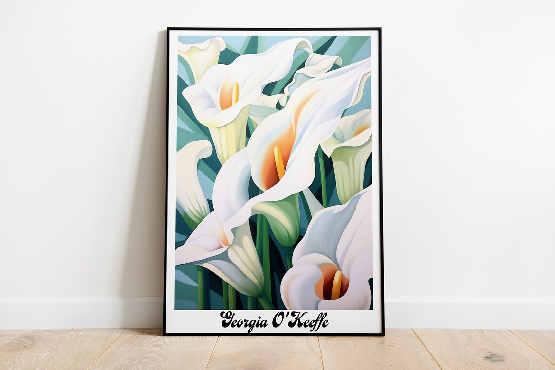 Georgia O Keeffe, Floral Artwork, New Mexico Art, Flower Art, American ...