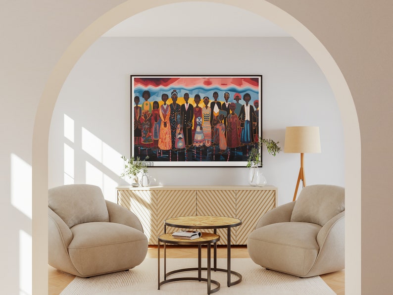 Faith Ringgold, BLM, Black Family, African American Art, Reproduction ...