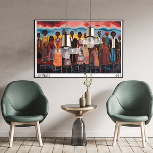 Faith Ringgold, BLM, Black Family, African American Art, Reproduction ...