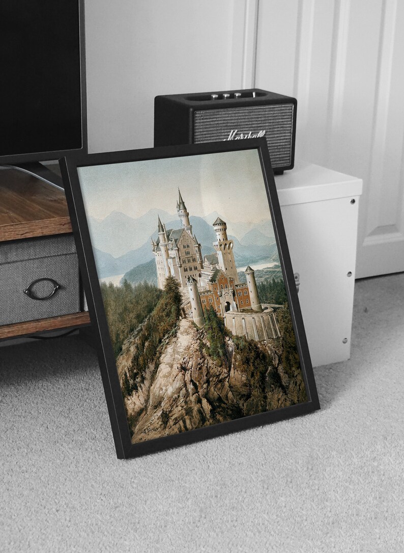 Adolf Hitler, Schloss Neuschwanstein Poster, Germany, Neuschwanstein ...