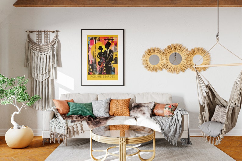 Romare Bearden, Reproduction Poster, Harlem Renaissance Artwork ...