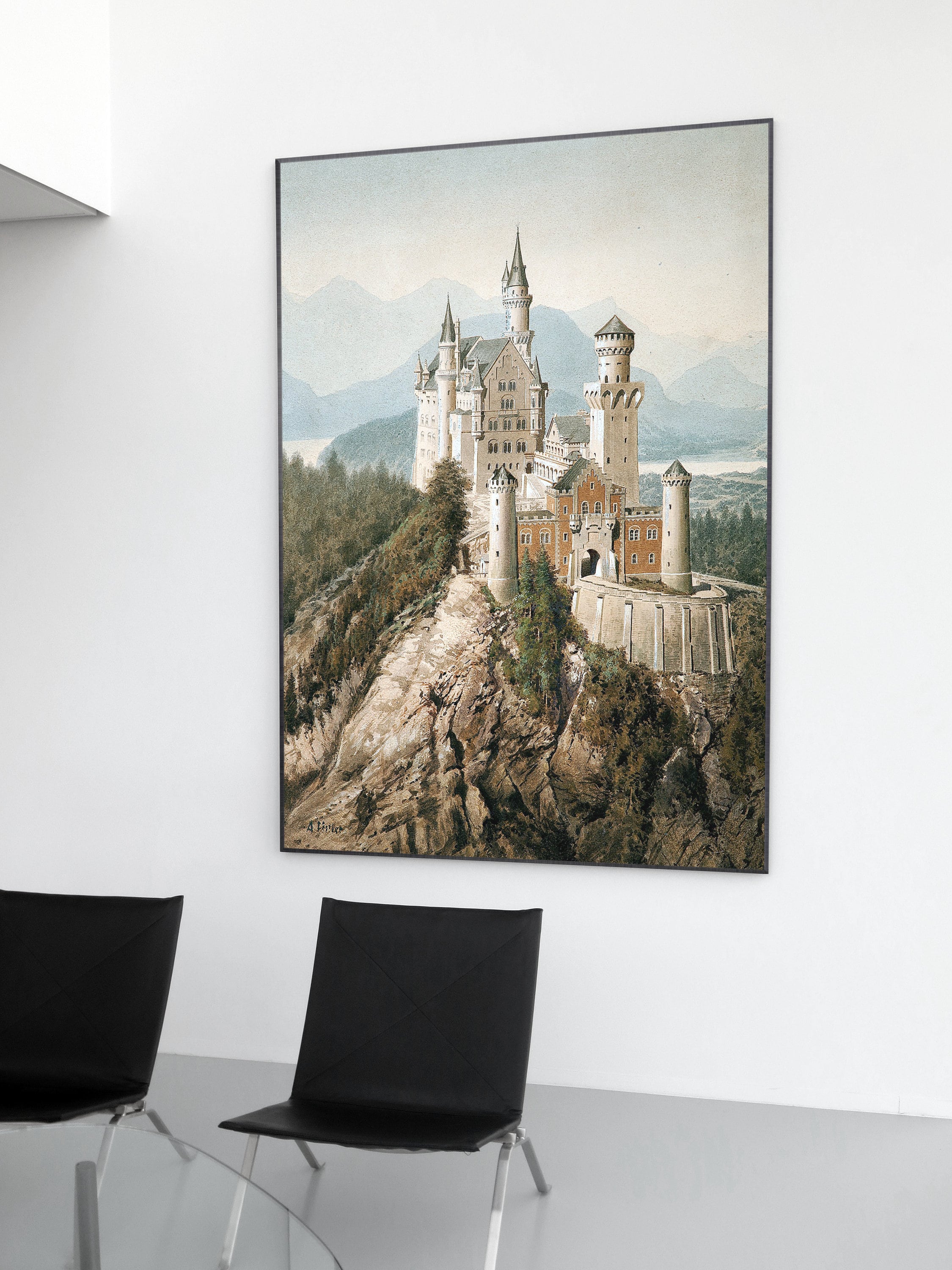 Adolf Hitler, Schloss Neuschwanstein Poster, Germany, Neuschwanstein ...