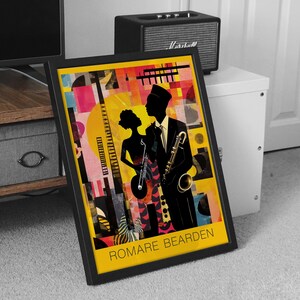 Romare Bearden, Reproduction Poster, Harlem Renaissance Artwork ...