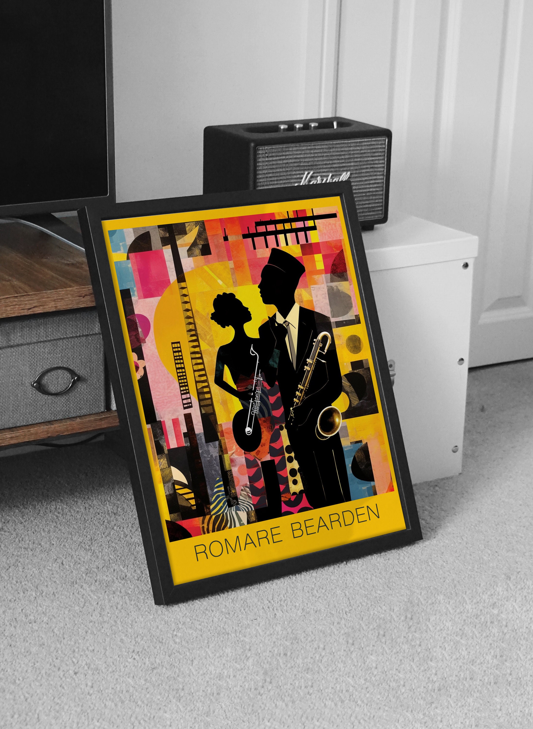 Romare Bearden, Reproduction Poster, Harlem Renaissance Artwork ...