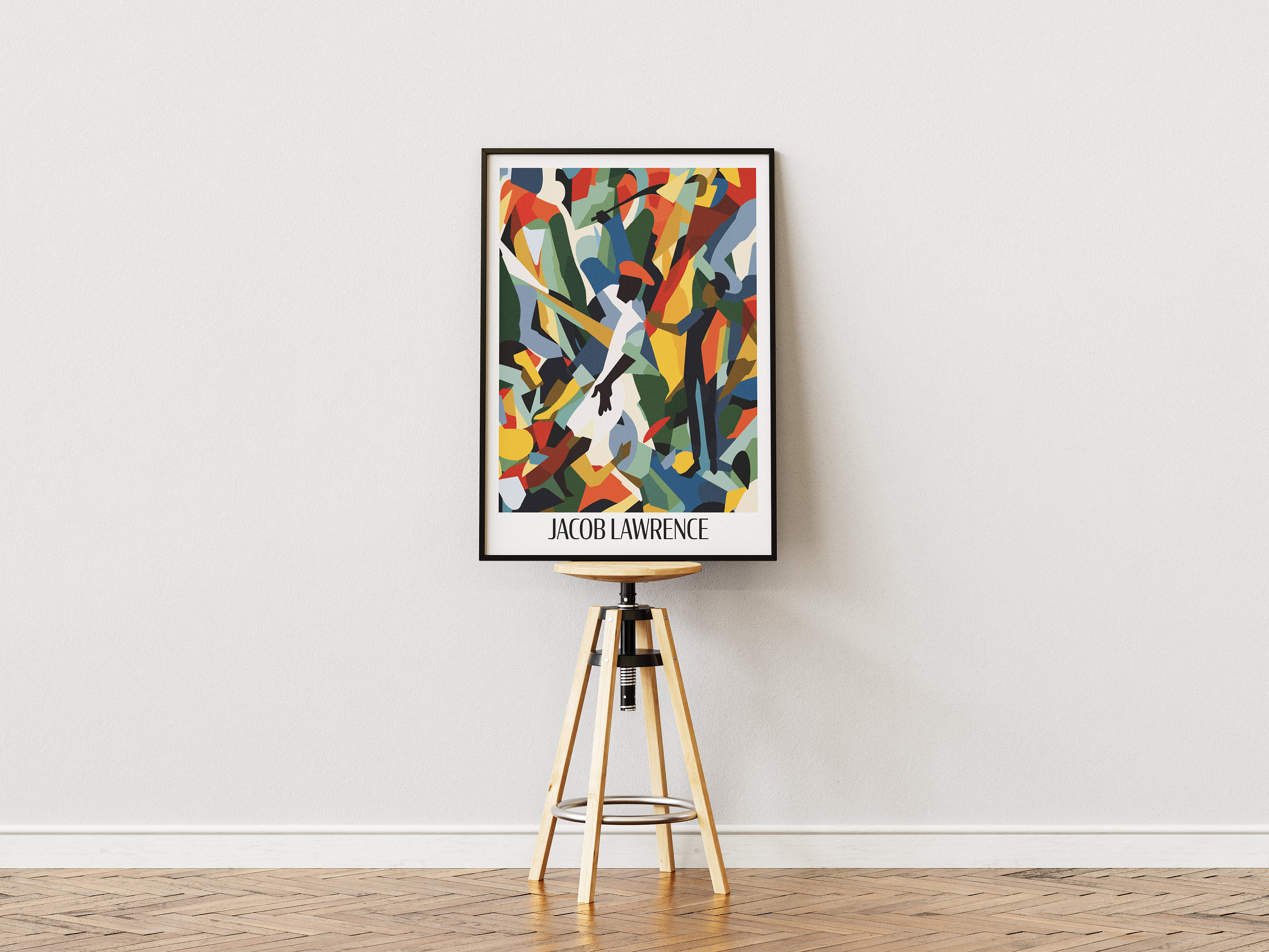 Jacob Lawrence Print, African American Art, American Realism, Social ...