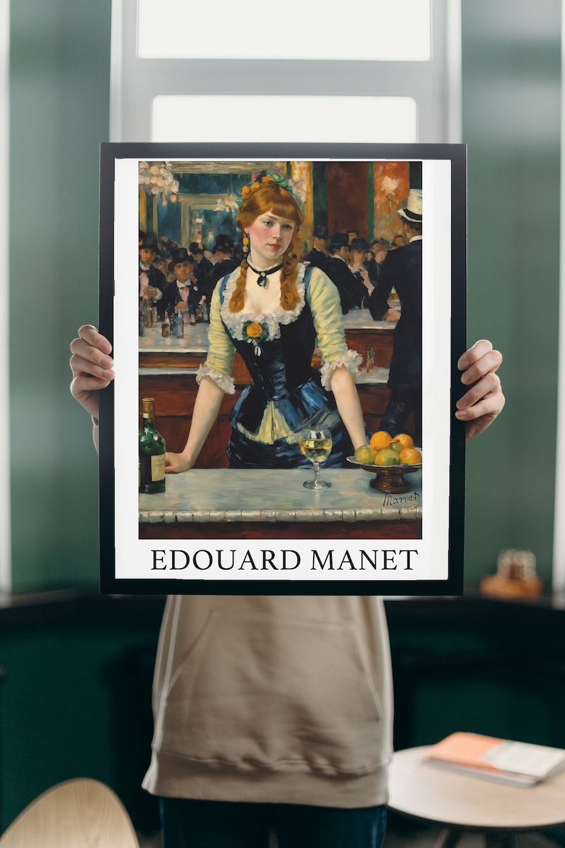 Edouard Manet, Impressionism, A Bar at the Folies Bergere, Manet Art ...
