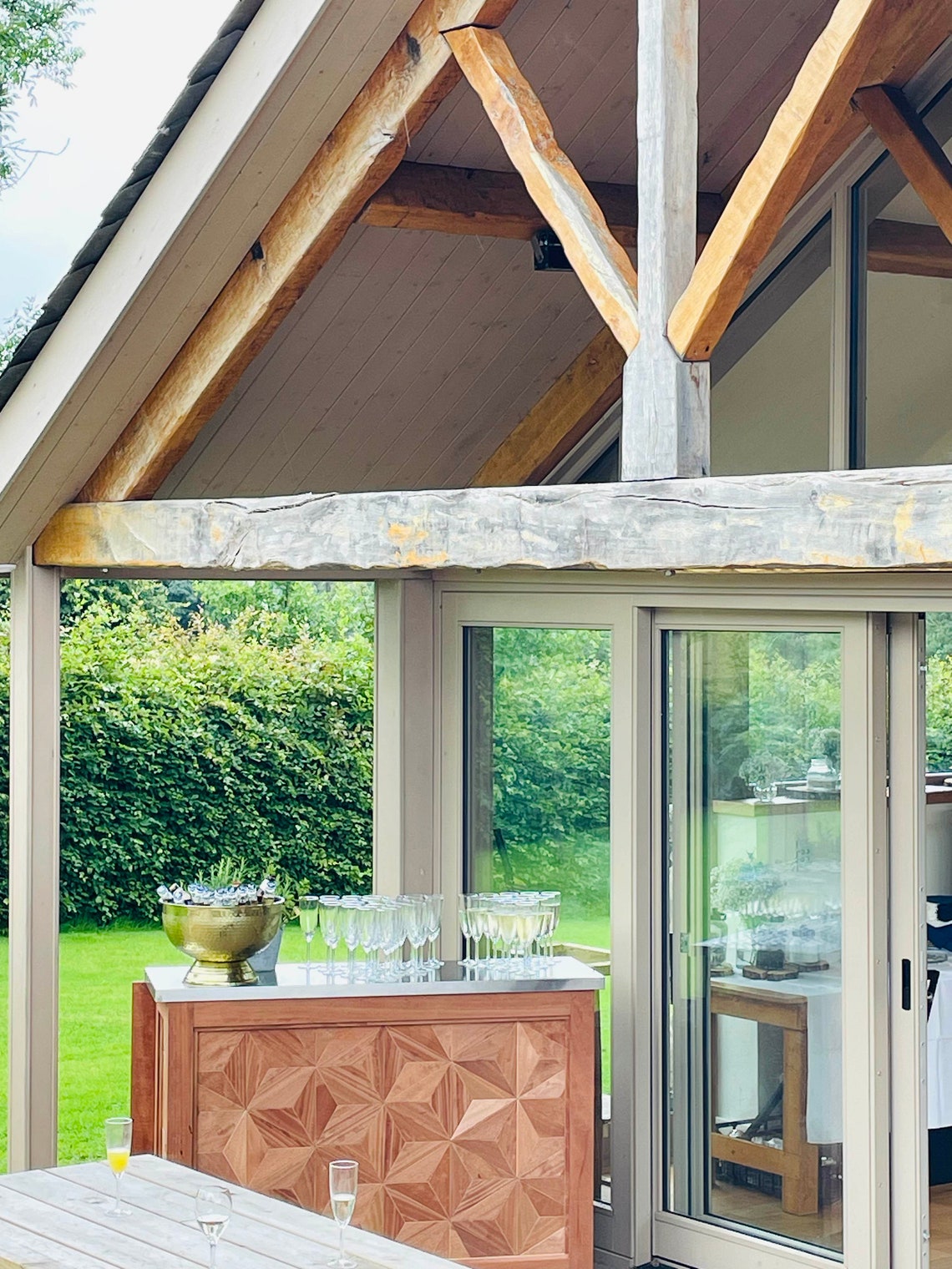 Ultimate Mobile Bar in Elegant Sapele Wood Customisable & Portable ...