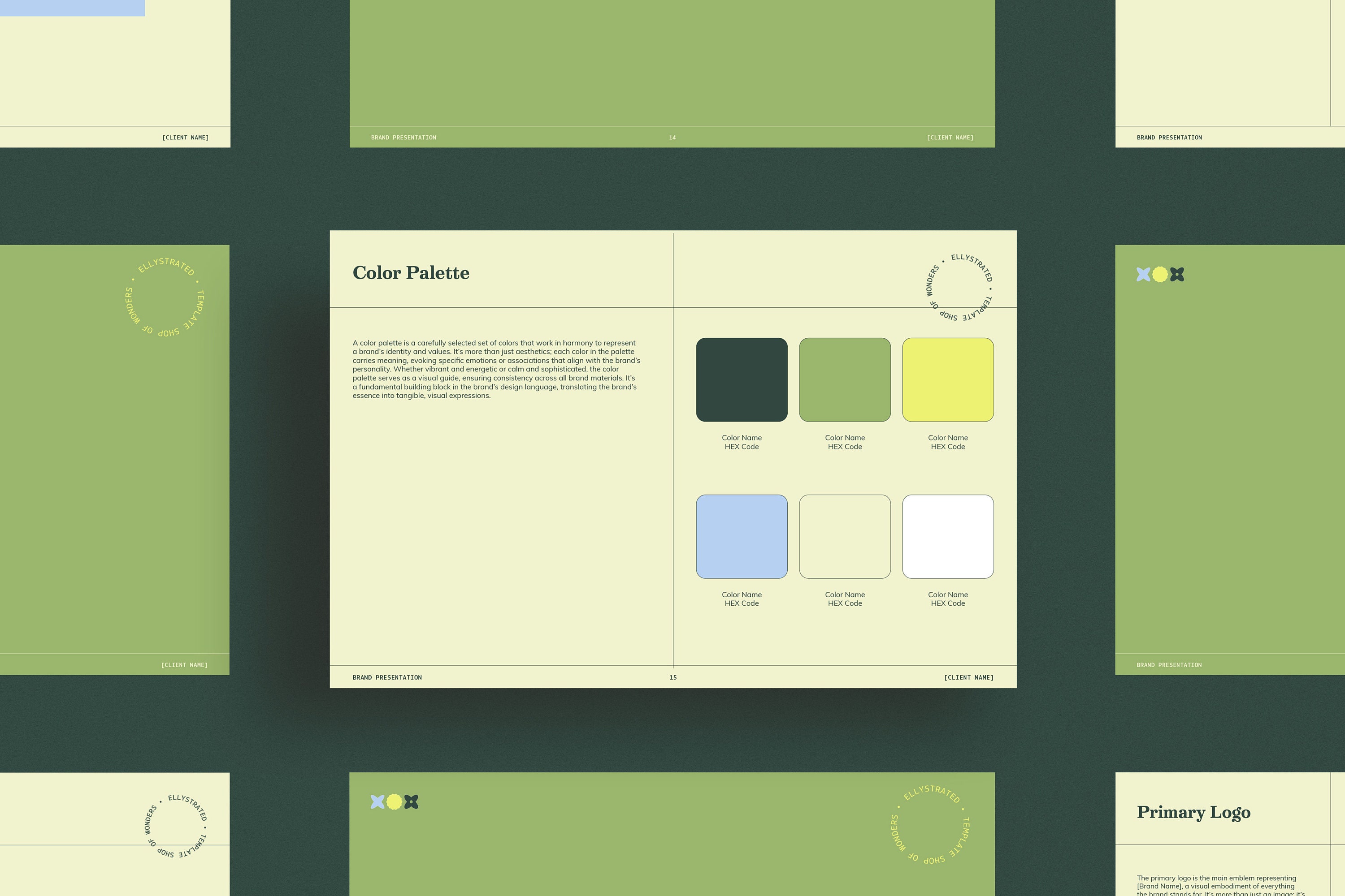 Logo Presentation Template - Etsy