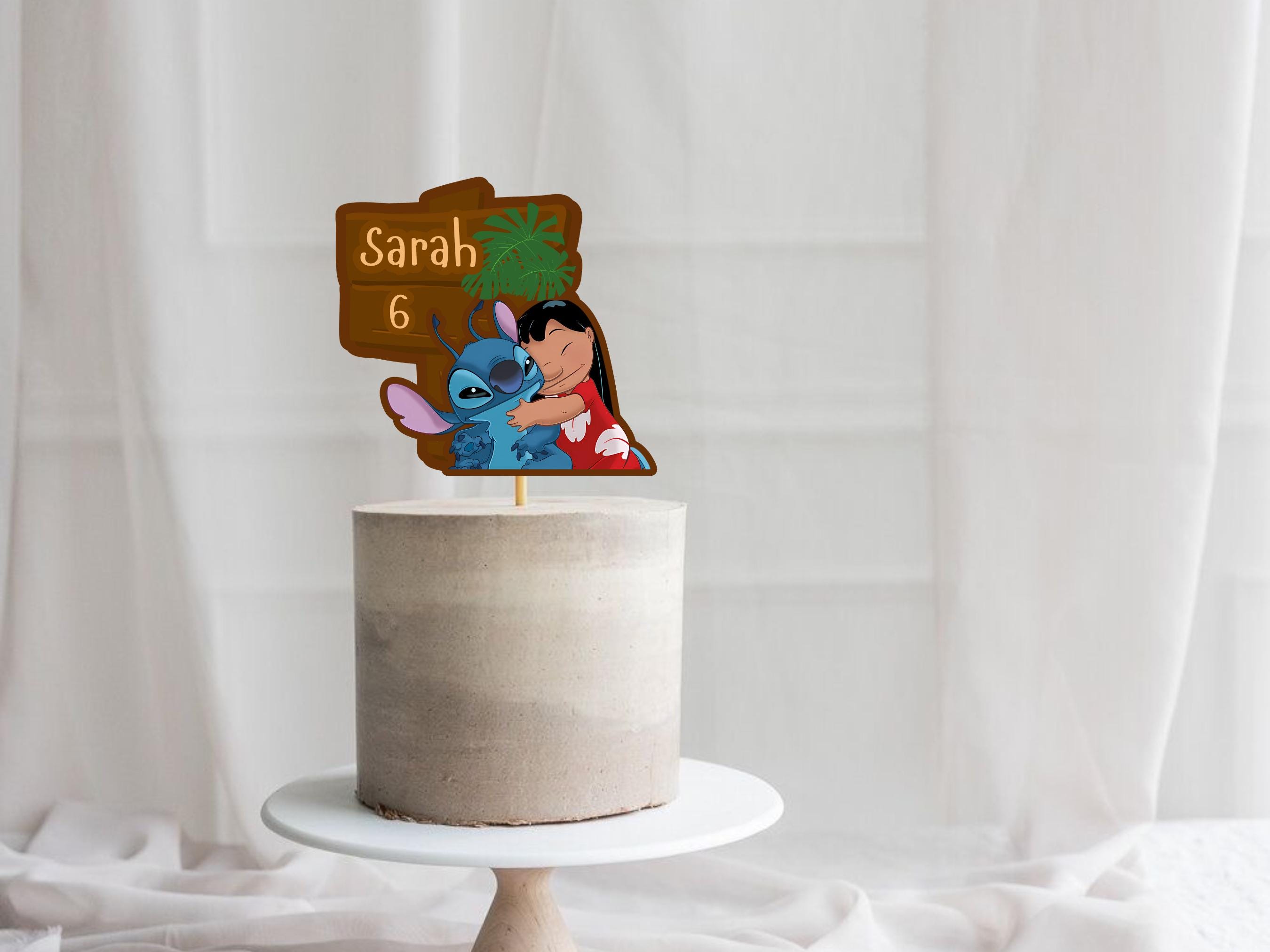 Stitch and Lilo Digital Cake Topper - DIGITAL FILE - Etsy